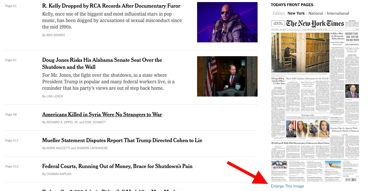How to Add Replica NY Times Front Pages to a Pocket Size Notebook ...