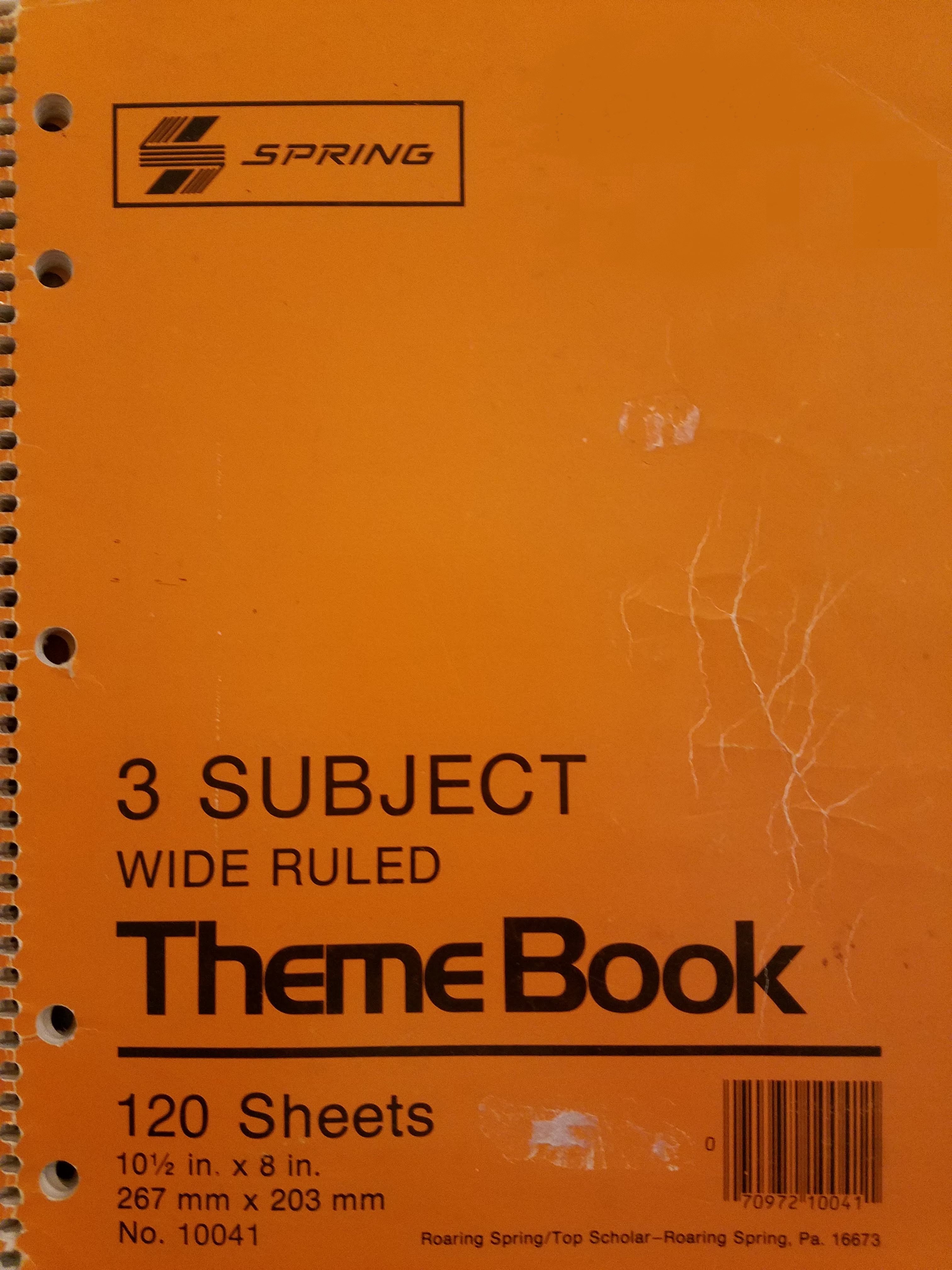 Roaring Spring Notebook from the 1980s? | Notebook Stories