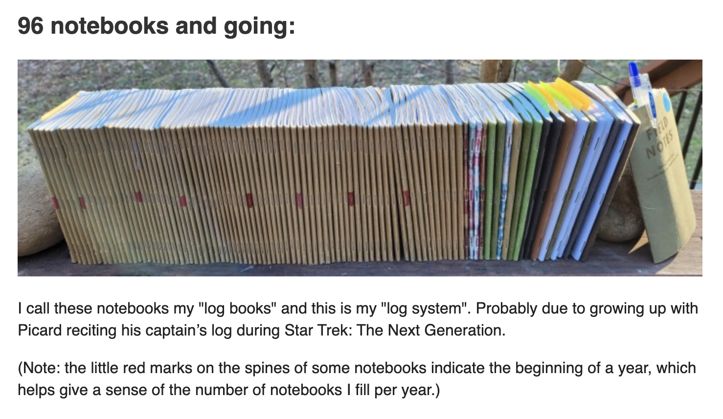 Notebook Addict of the Week: Dave Gauer | Notebook Stories