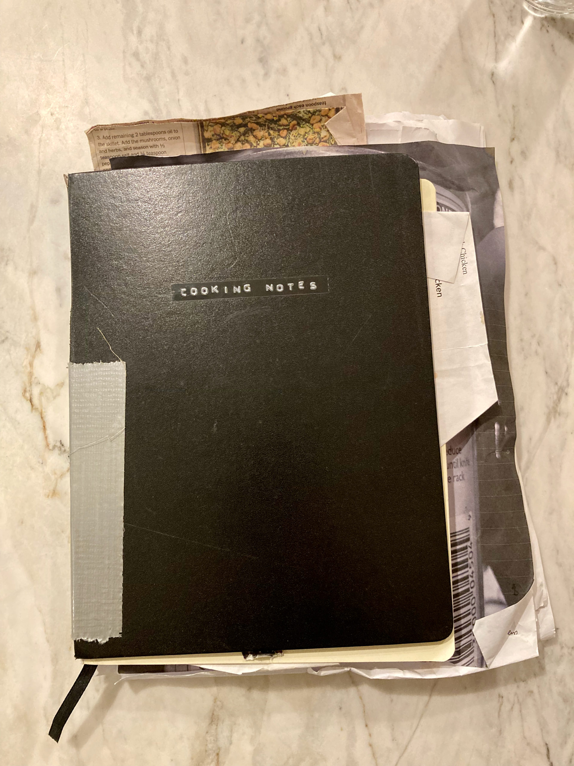 My Messy Cooking Notebook | Notebook Stories