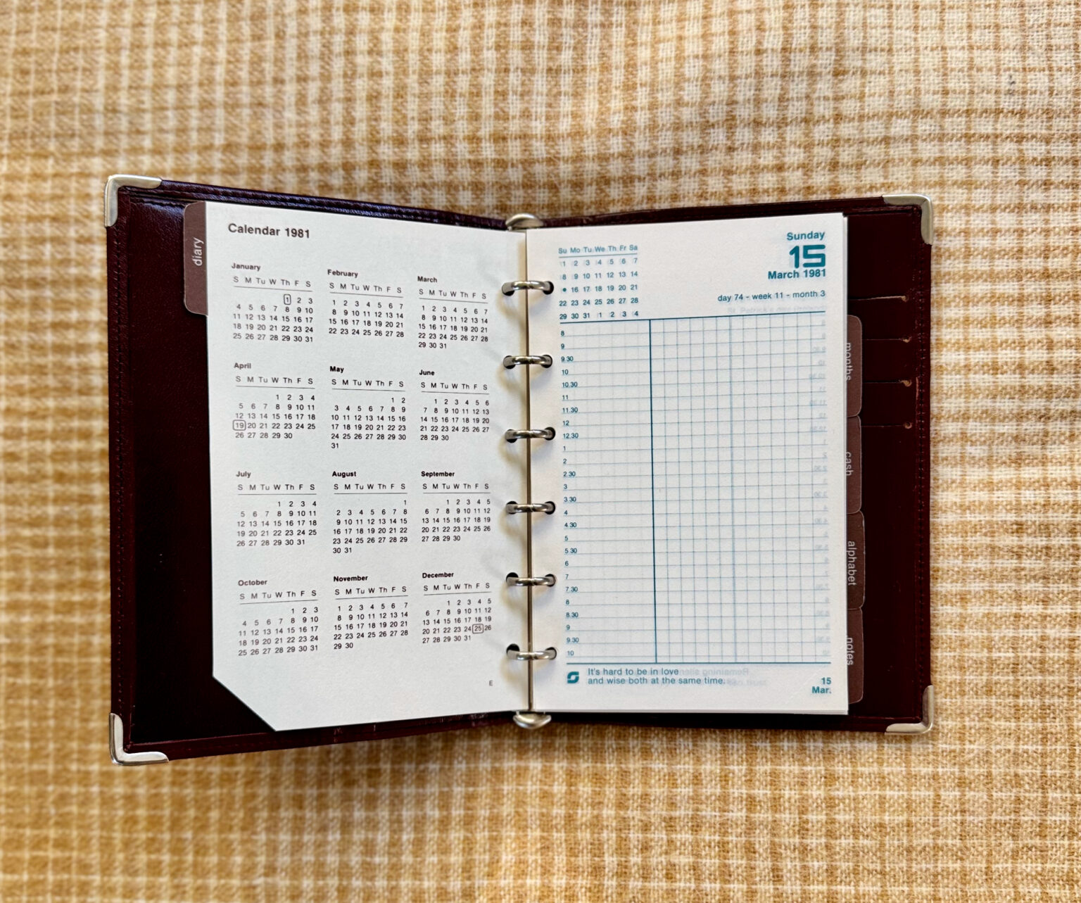 Vintage Succes Seven Star Diary | Notebook Stories